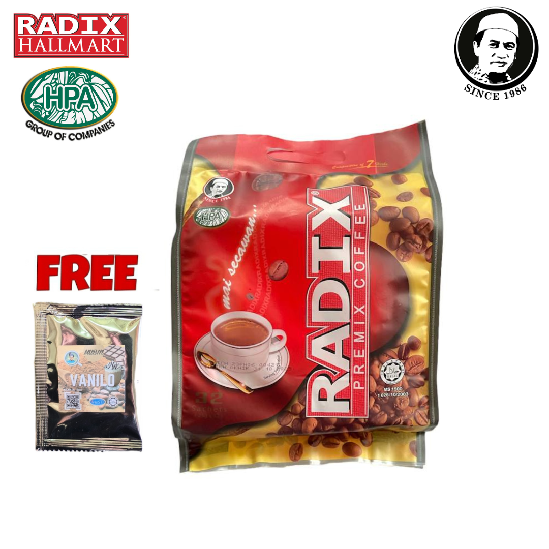 RADIX ORIGINAL Wajah Baru (32 sachets) + FREE Gift Coffee Kopi Sedap ...